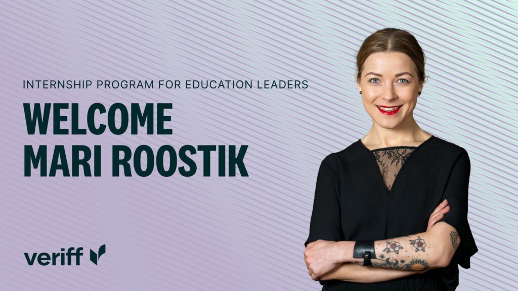 Conoce a Mari Roostik, una directora convertida en pasante de Veriff