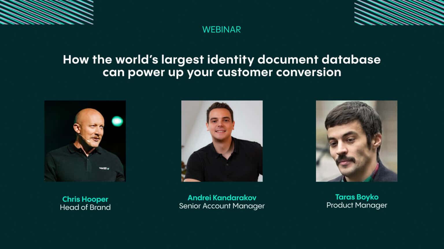 Webinar: Conversion with ID Document Database | Veriff.com