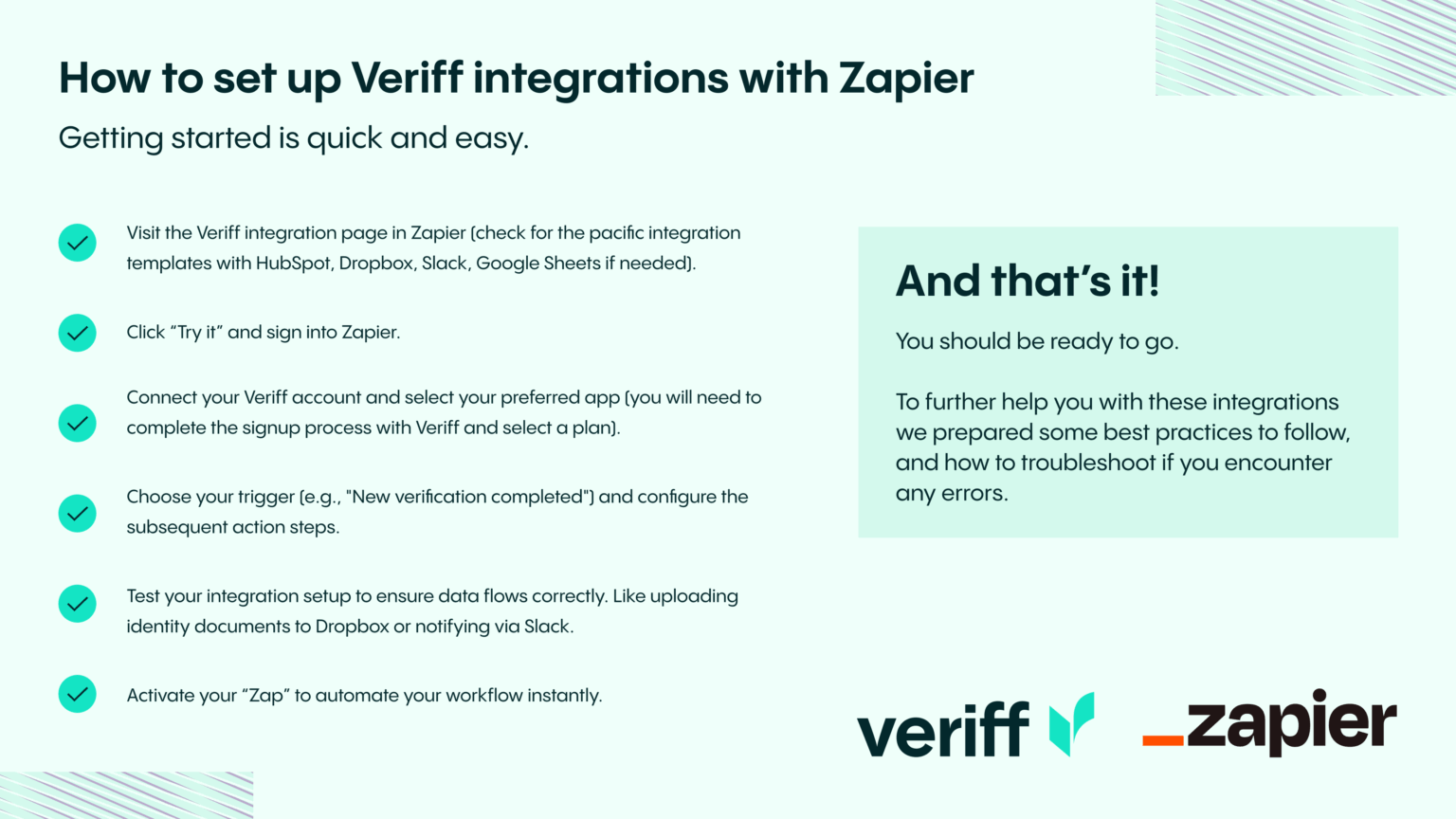 Automate Identity Verification with Veriff & Zapier