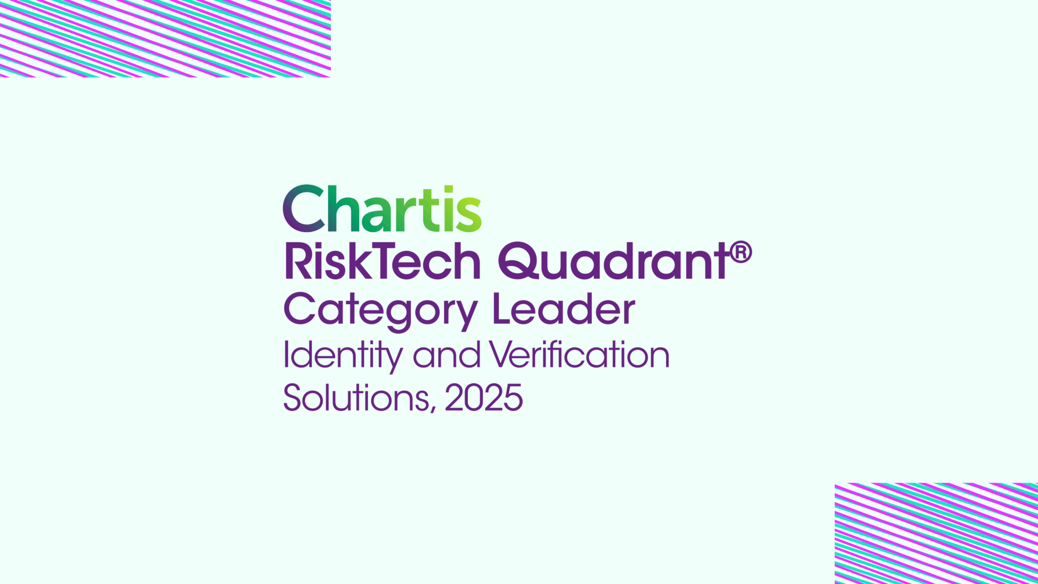 Veriff Named Category Leader by Chartis Research 2025